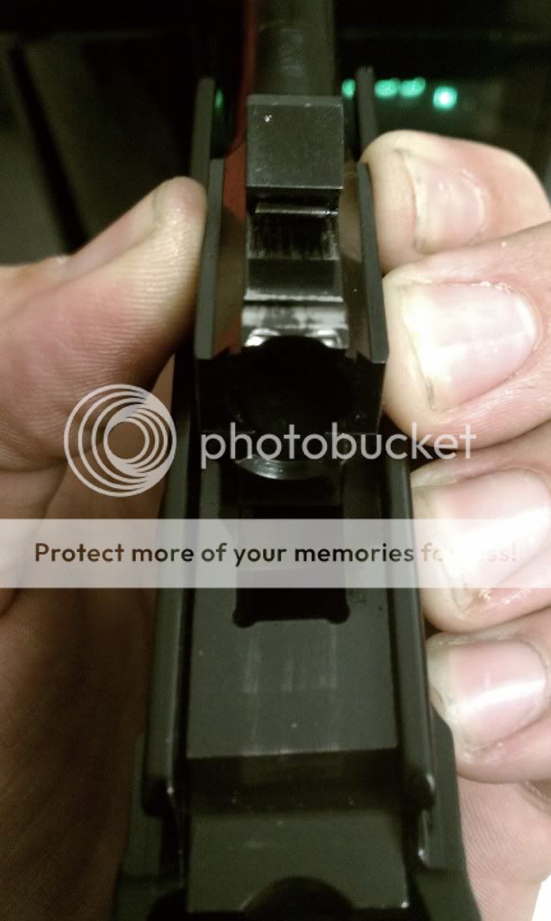 sig p226 feed ramp burr. normal? | Firearms Talk