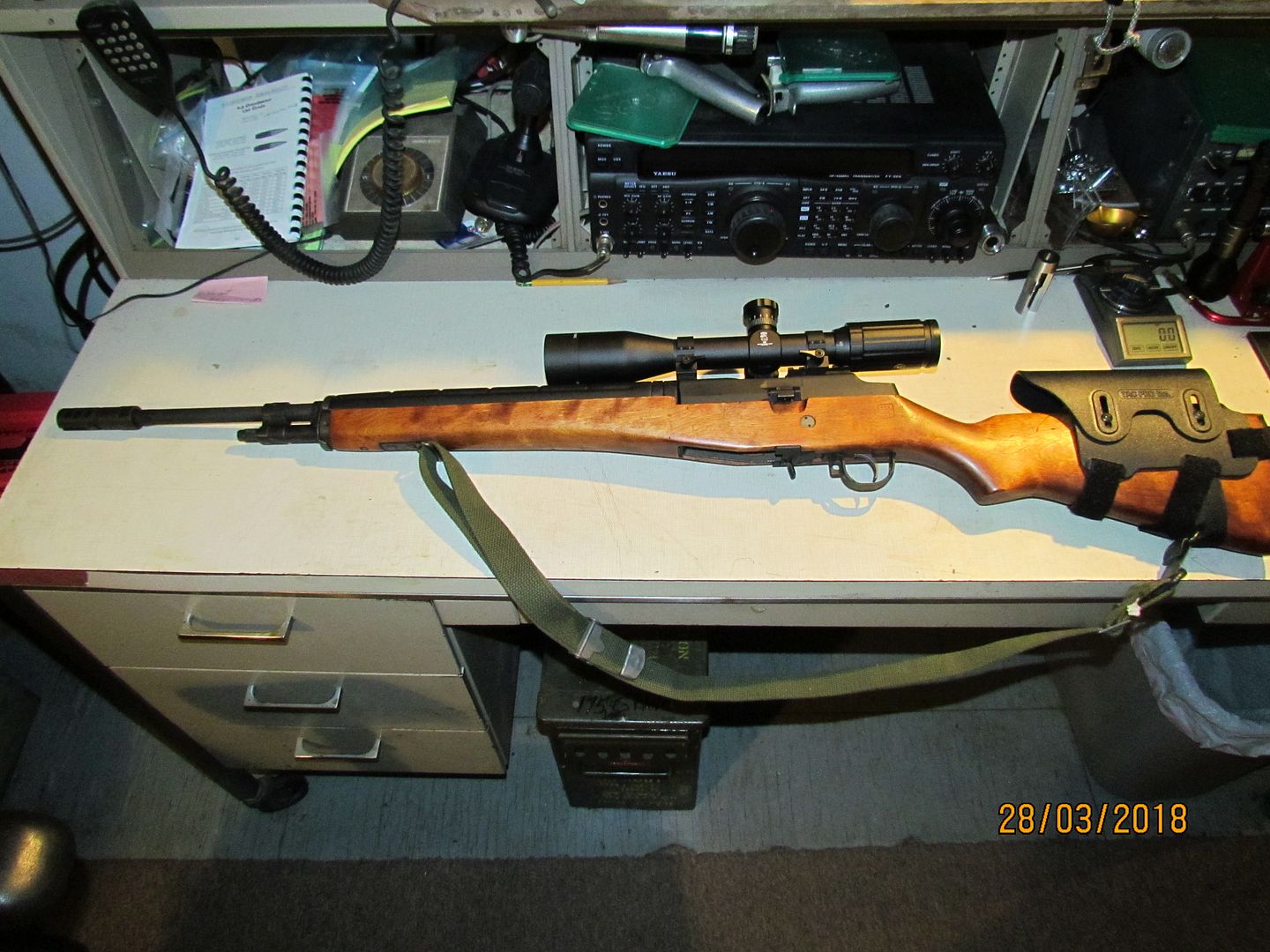 Newly scoped m1a. Which cheek riser? | M14 Forum
